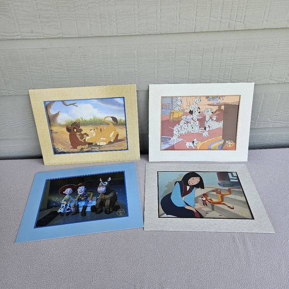 Disney | Wall Decor | Disney Store Lithograph Photo Set 4 Mulan 1 ...